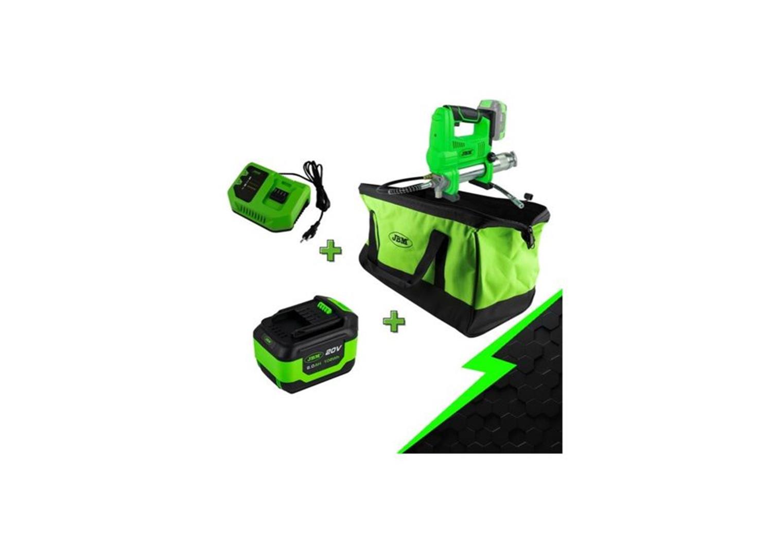 JBM Akumulatorska Mazalica, Baterija 6 Ah + Punjač + Torba (Promo-60038A)