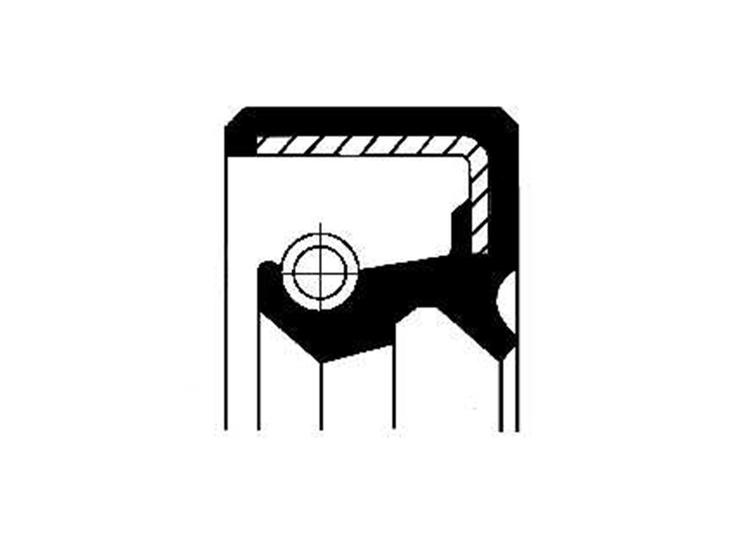 Simering industrijski 55x90x10 acm bau4sl - 12000734b CORTECO